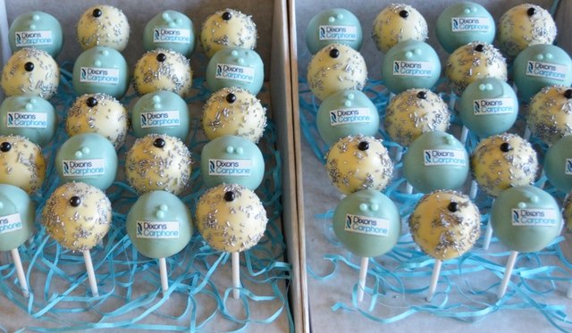 Carphone Branded Cake Pops